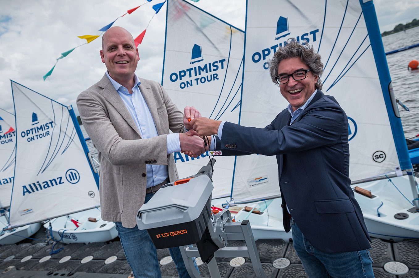 Optimist on Tour verder met Torqeedo motoren - De Stille Boot